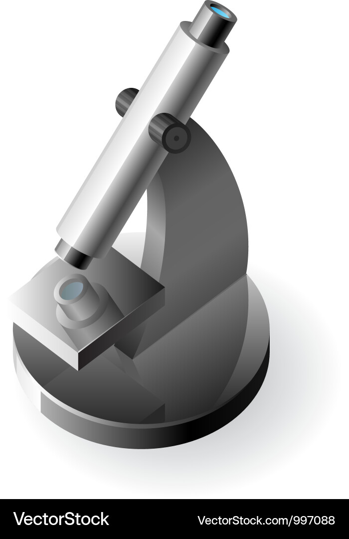Microscope Royalty Free Vector Image - VectorStock