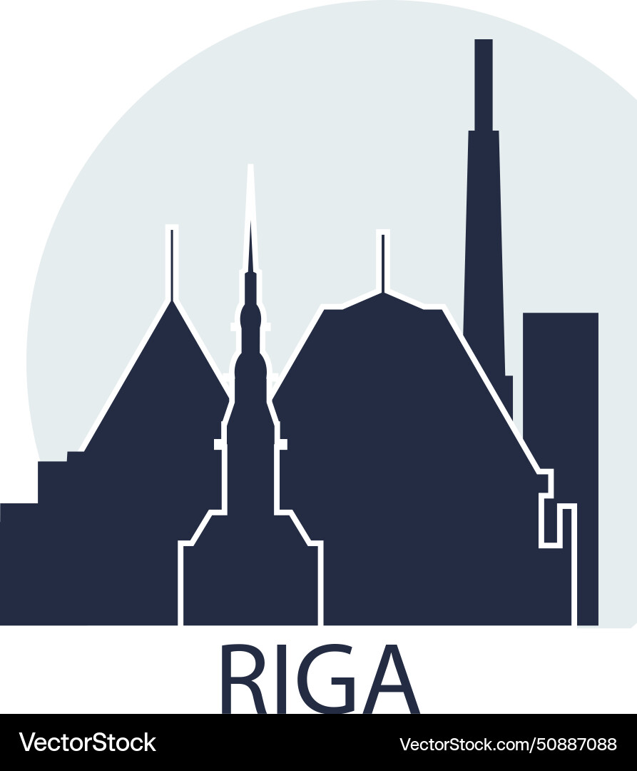 Riga logo Royalty Free Vector Image - VectorStock