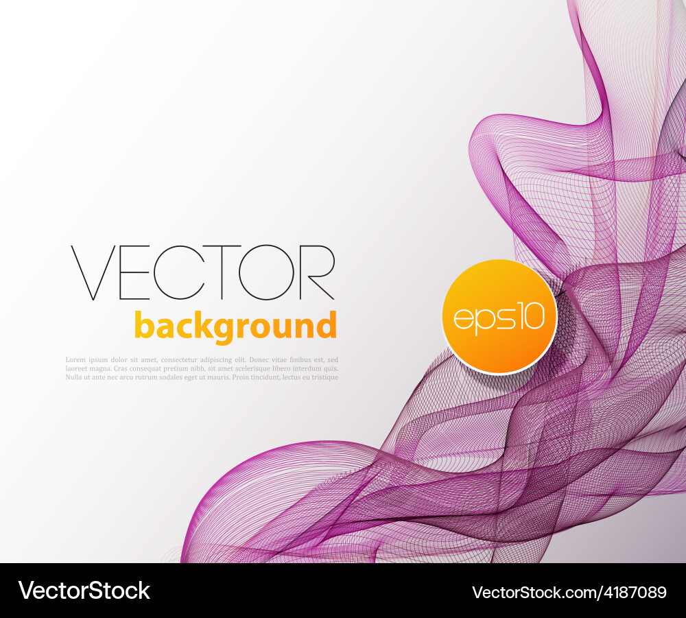 Abstrakte Welle Hintergrundbroschüre Design Vektorbild