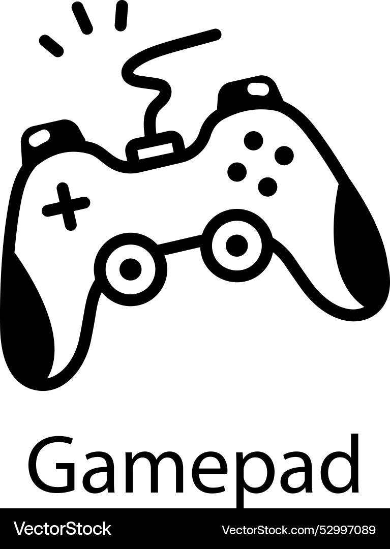 Gamepad Royalty Free Vector Image - VectorStock
