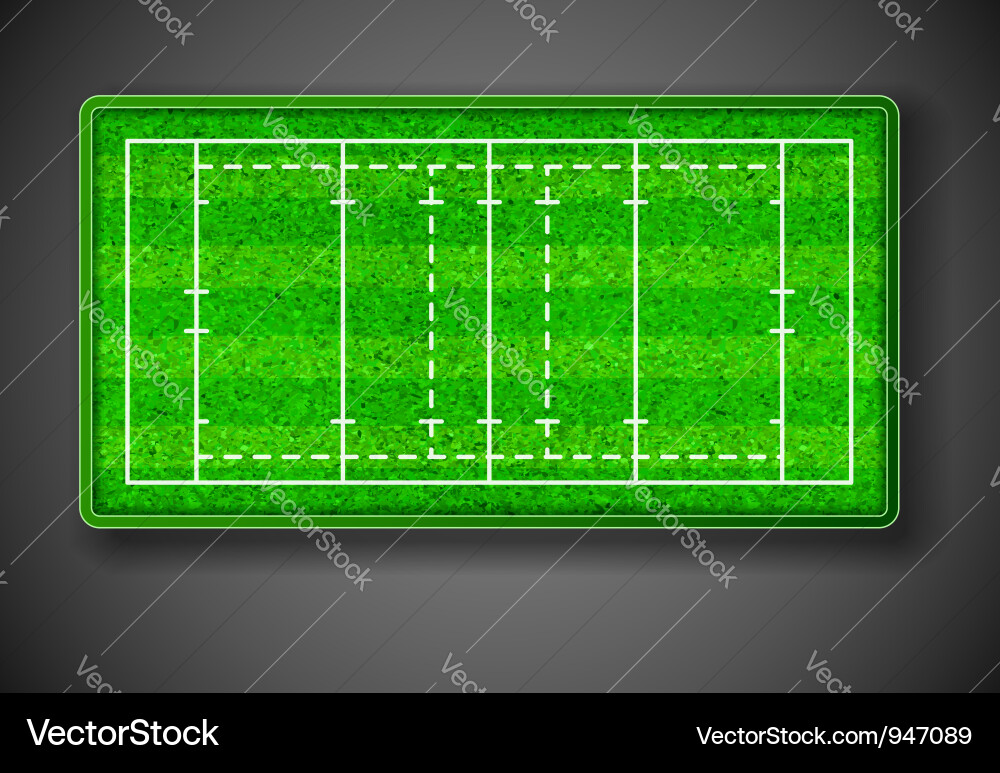 Rugby stadium Royalty Free Vector Image - VectorStock