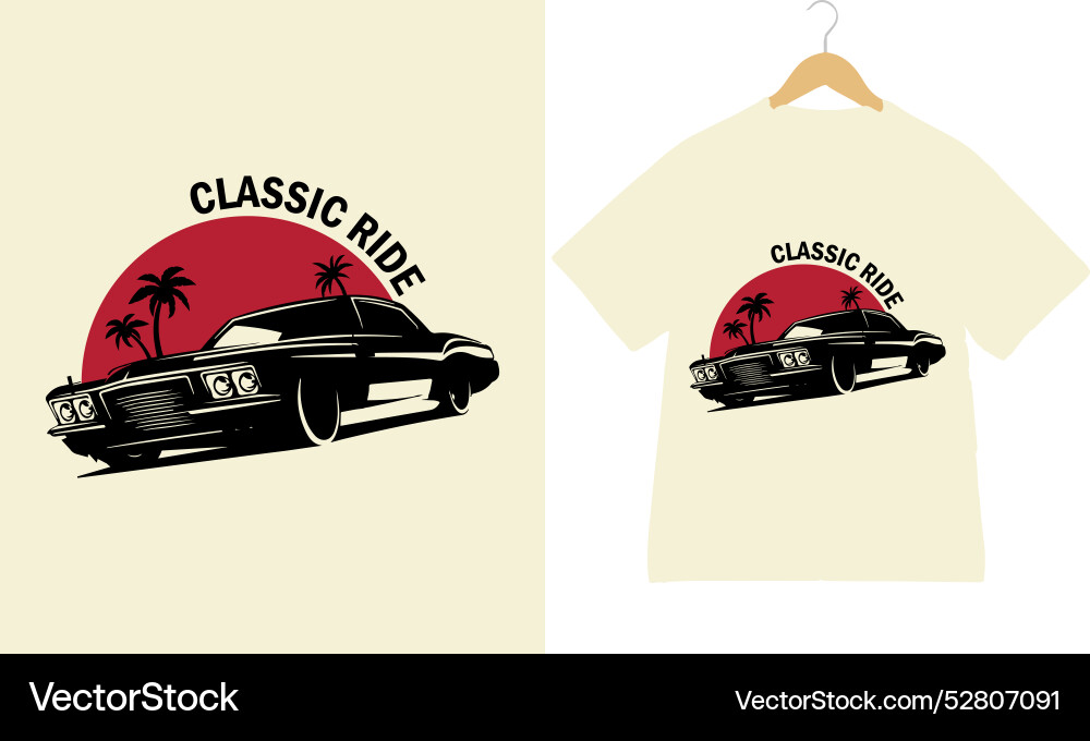 Car t shirt design Royalty Free Vector Image - VectorStock