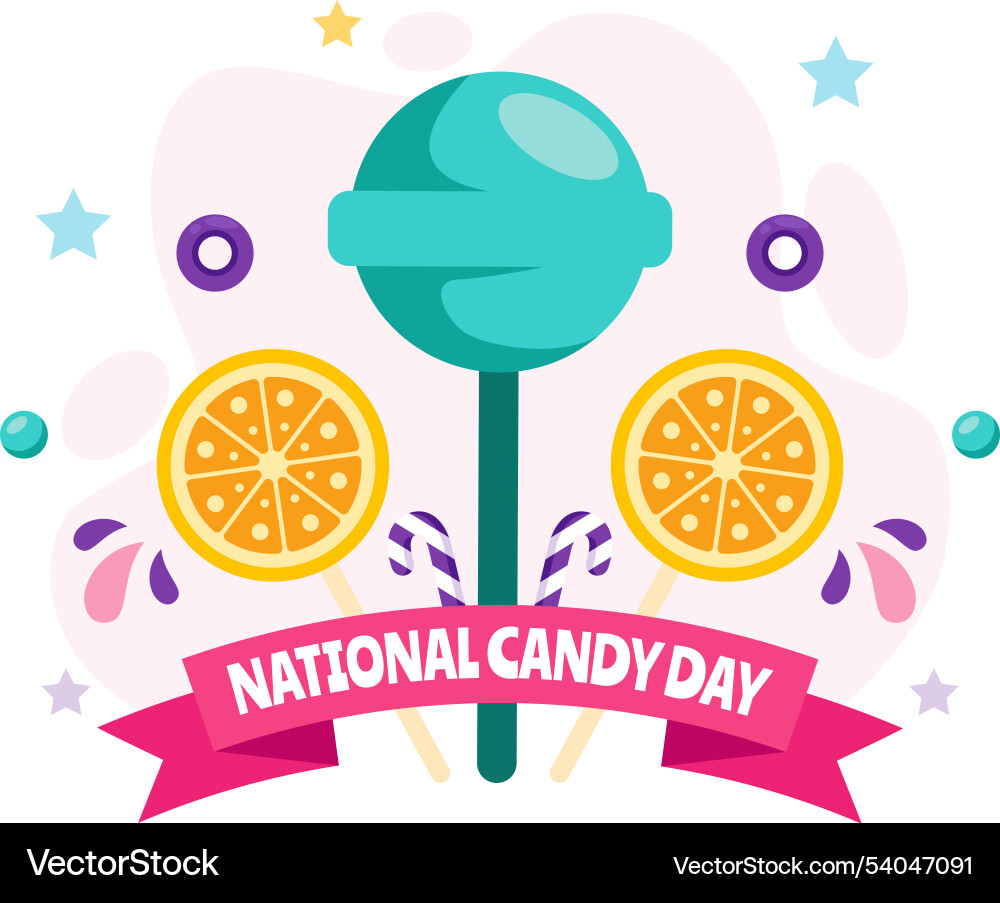 National candy day on november 4 featuring Vector Image