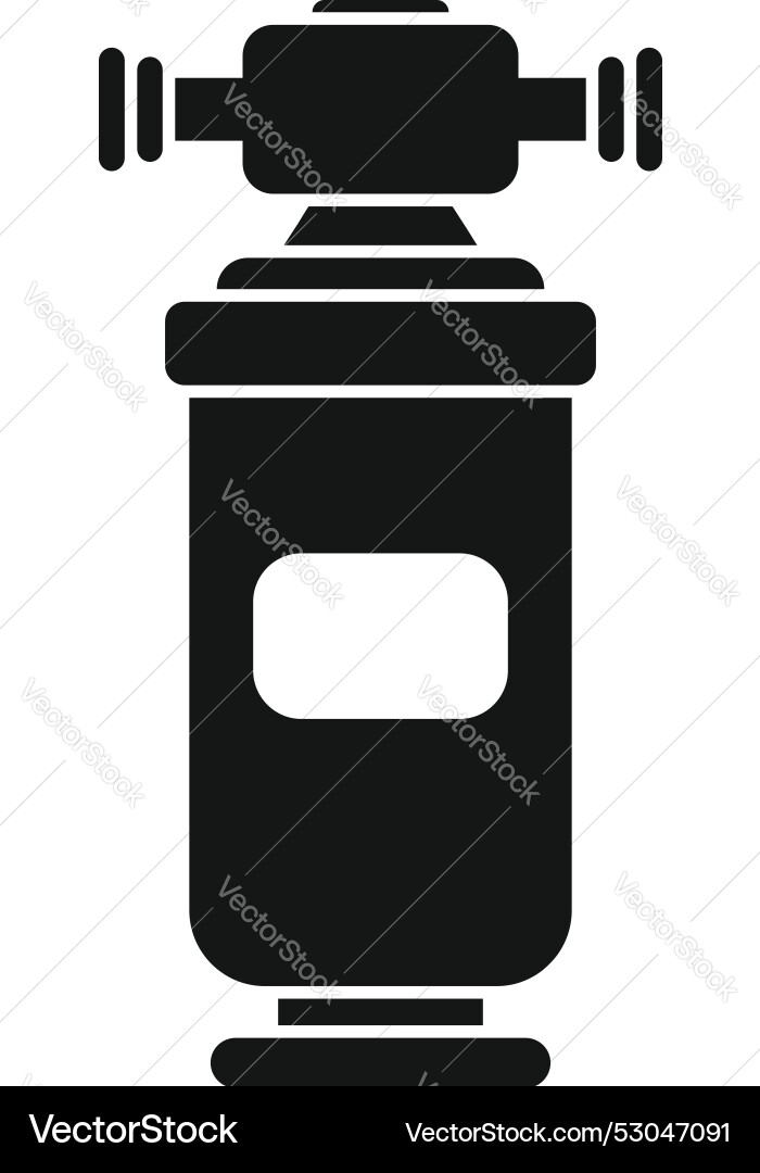 Water filter cartridge replacing icon showing Vector Image