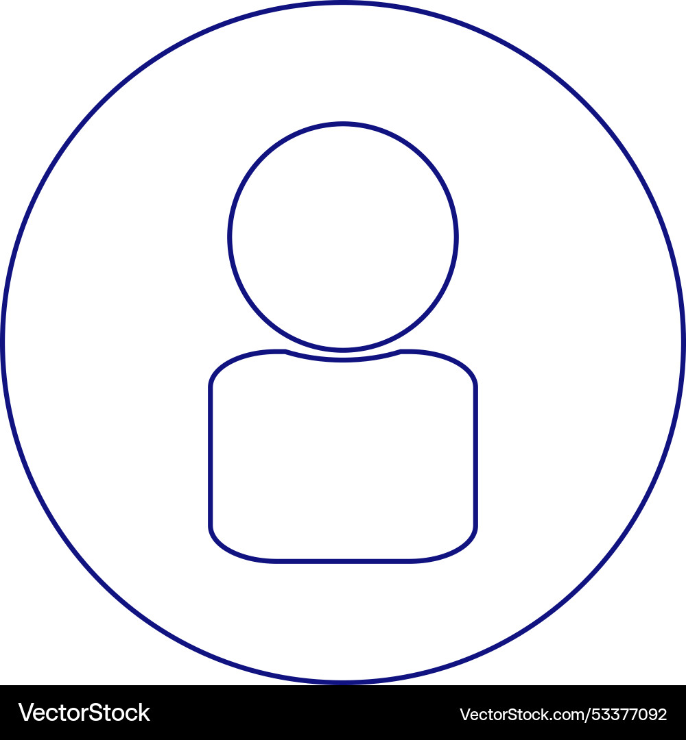 Icon for businesses card name Royalty Free Vector Image