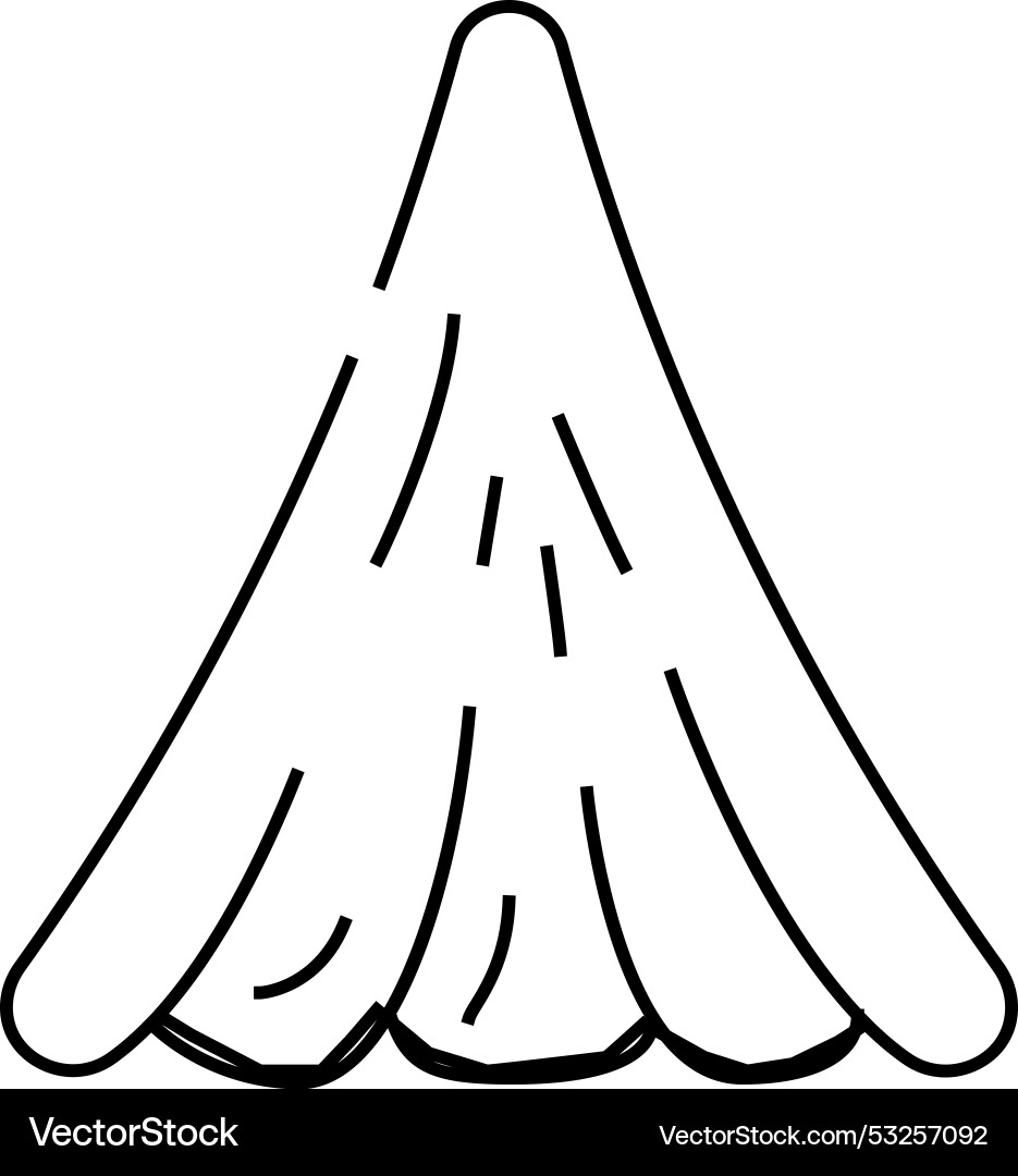 Modak ingredient line icon Royalty Free Vector Image