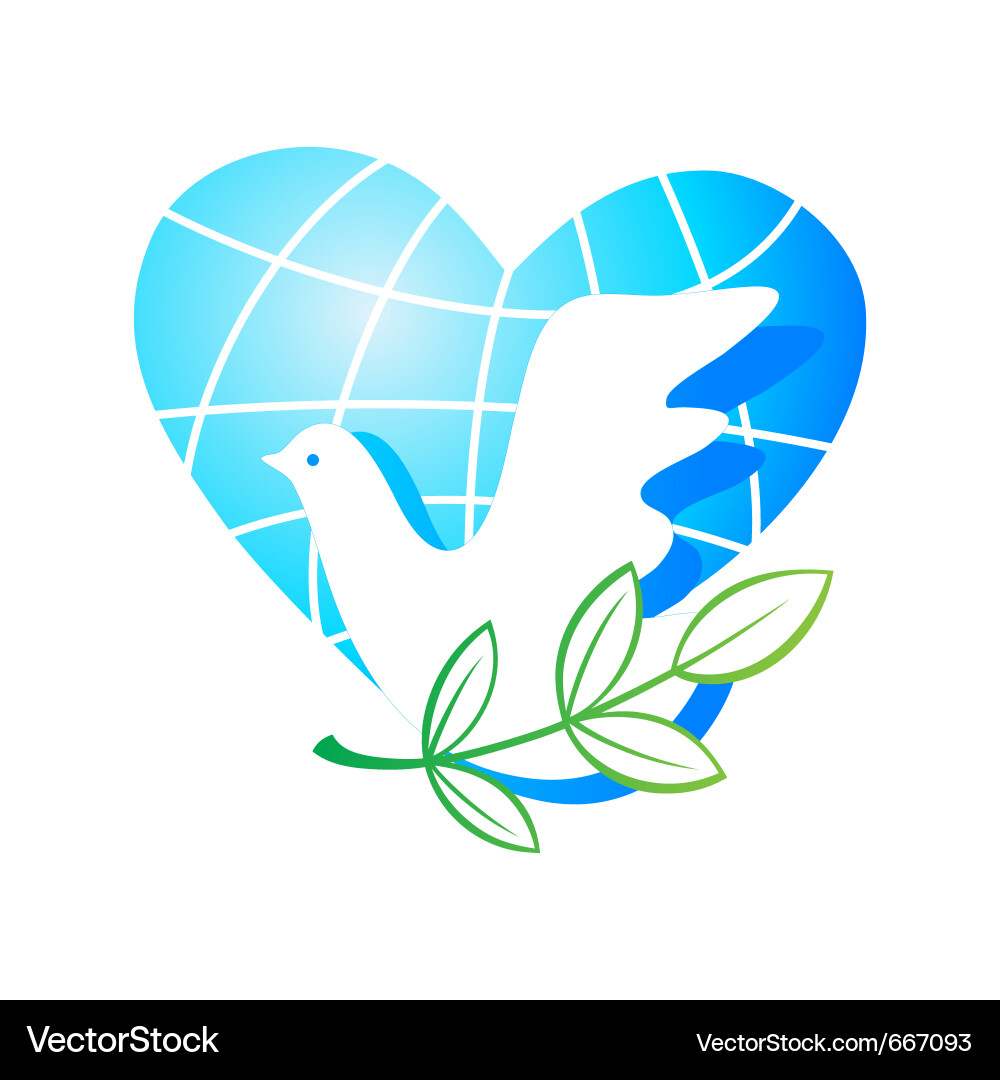 Peace on earth Royalty Free Vector Image - VectorStock