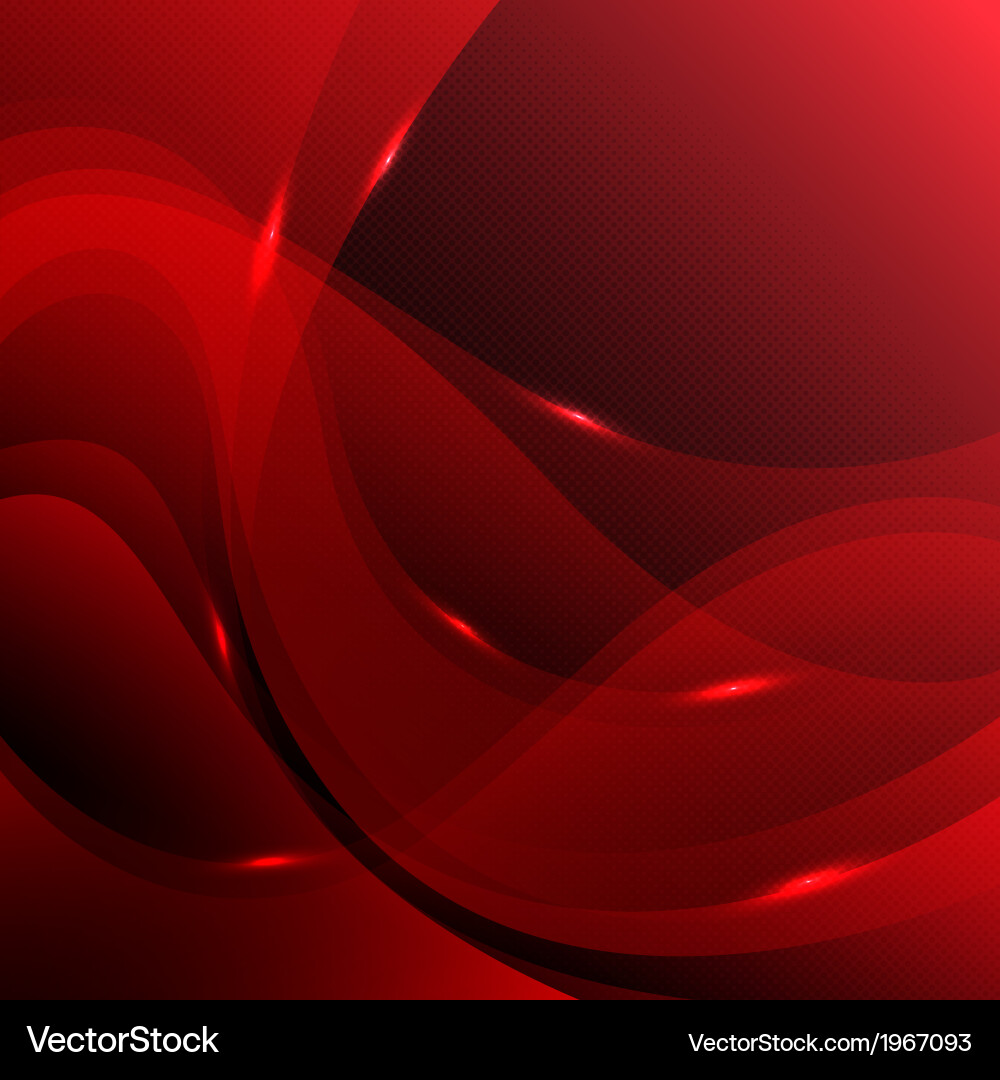 Red Abstract Waves Background Royalty Free Vector Image