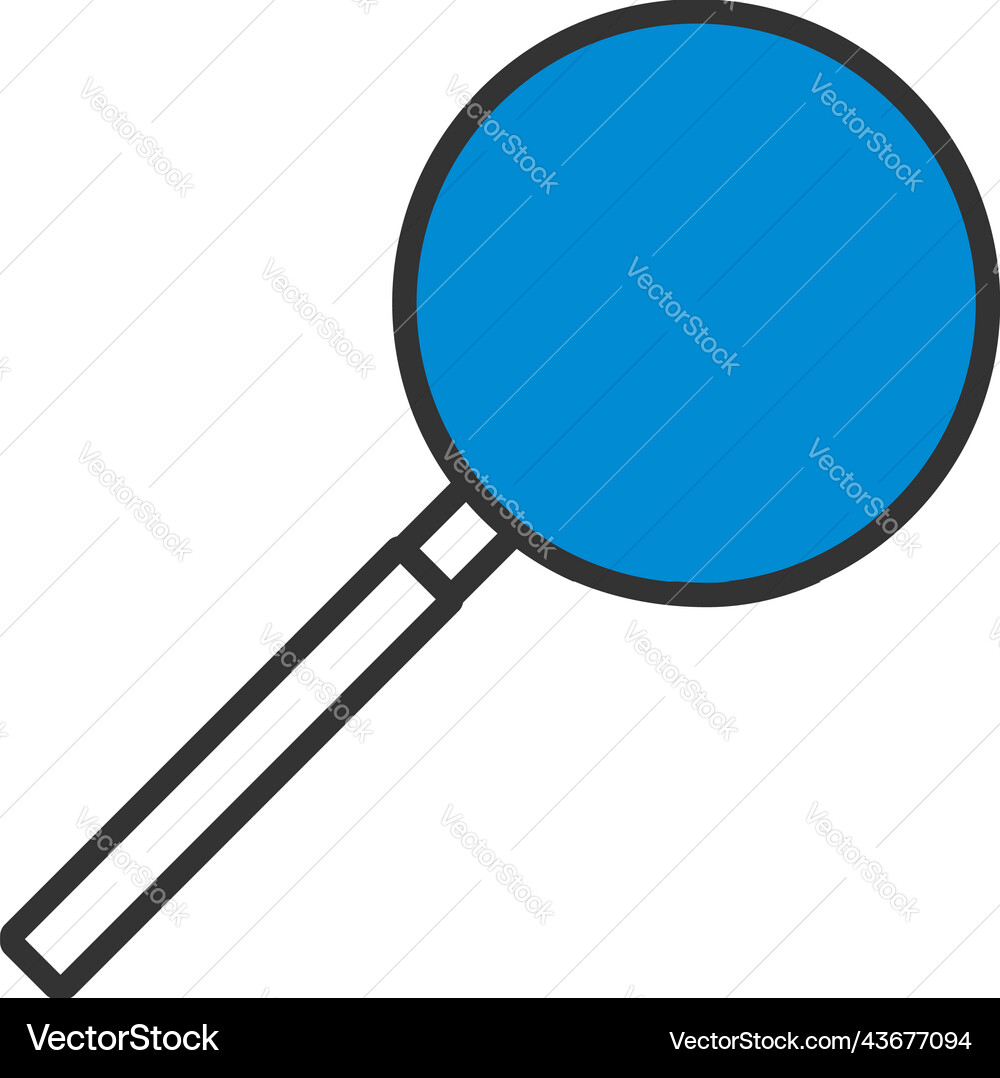 Loupe icon Royalty Free Vector Image - VectorStock
