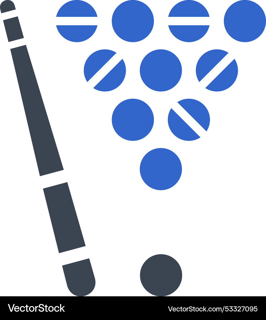 Billiards icon Royalty Free Vector Image - VectorStock