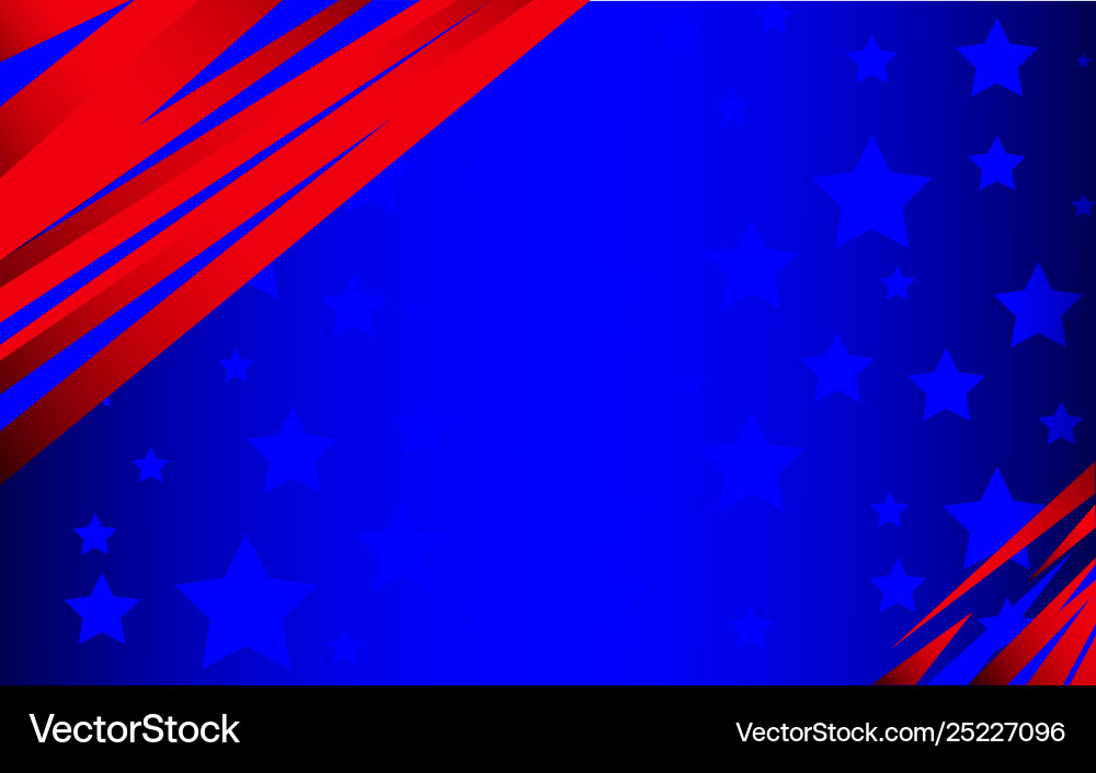 American flag background abstract Royalty Free Vector Image