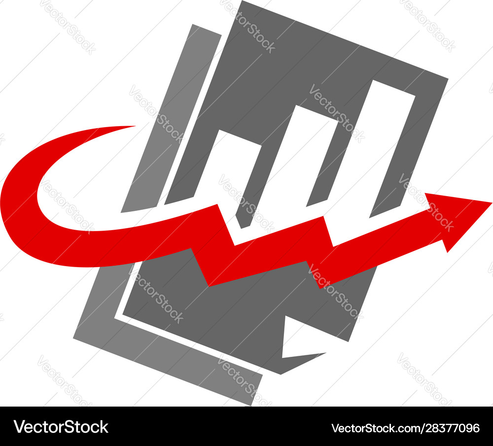 Bookkeeping accounting report solution logo Vector Image