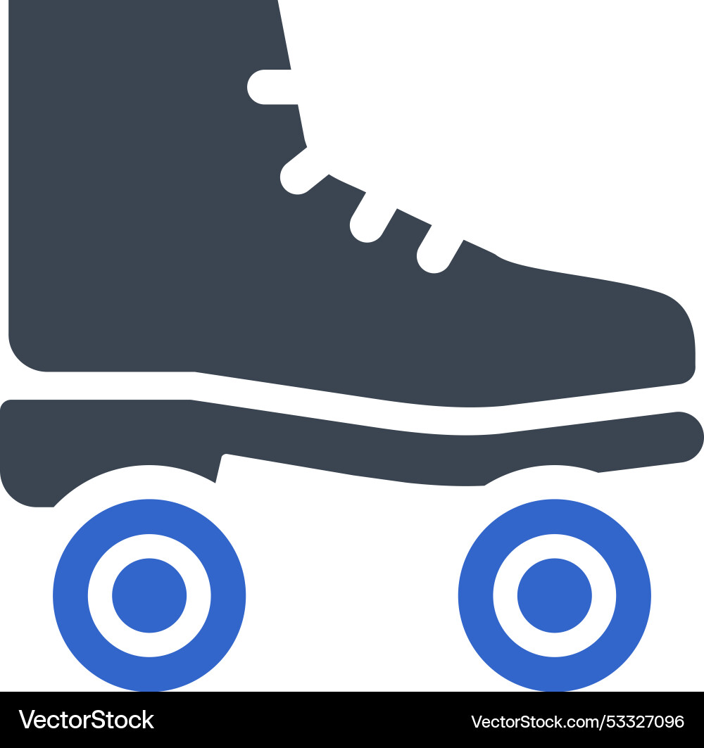 Roller skating icon Royalty Free Vector Image - VectorStock