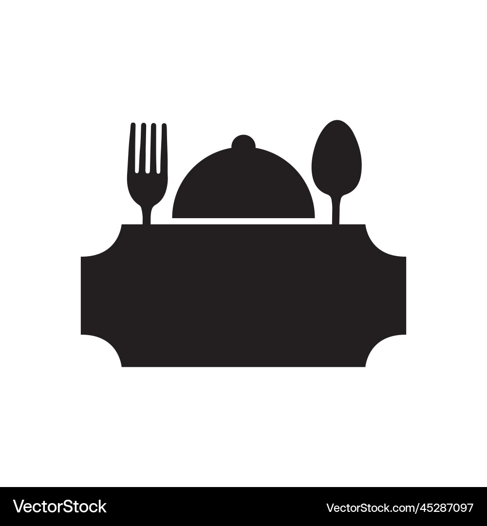 Restaurant badge icon logo Royalty Free Vector Image