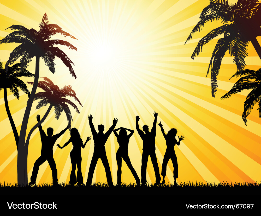 Summer party Royalty Free Vector Image - VectorStock