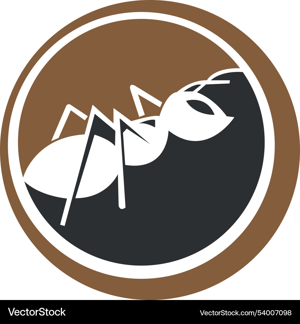 Ant icon design Royalty Free Vector Image - VectorStock