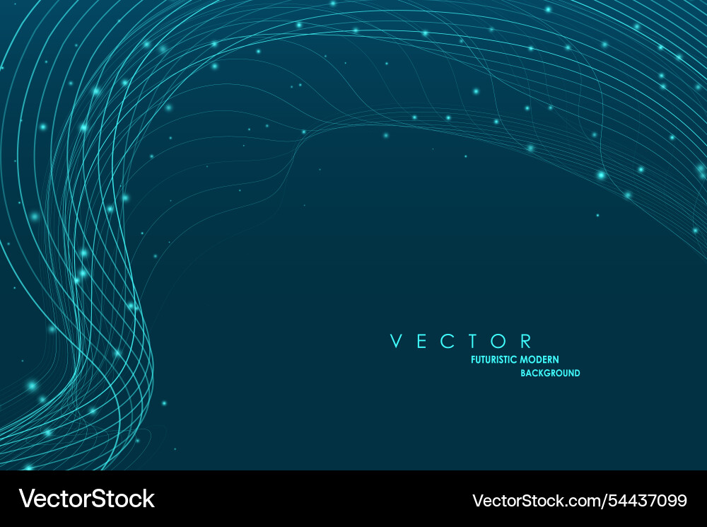 Abstract wave lines Royalty Free Vector Image - VectorStock