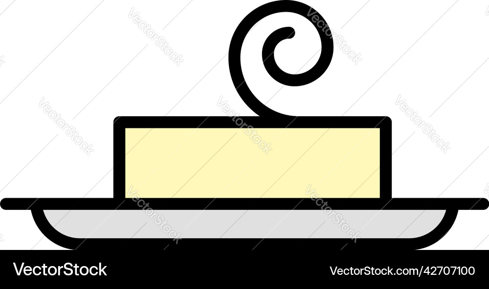 Butter icon Royalty Free Vector Image - VectorStock