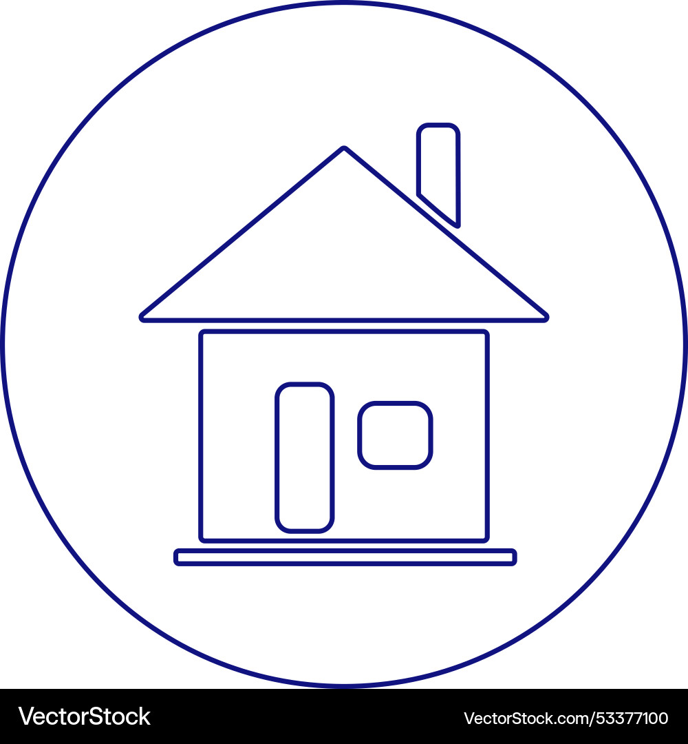 Icon for businesses card address Royalty Free Vector Image