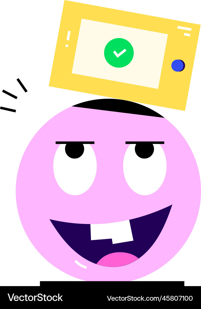 Laughing Emoji Royalty Free Vector Image Vectorstock
