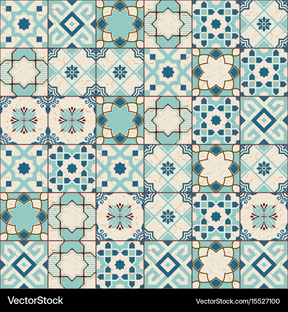 Moroccan Tile Pattern Royalty Free Vector Image