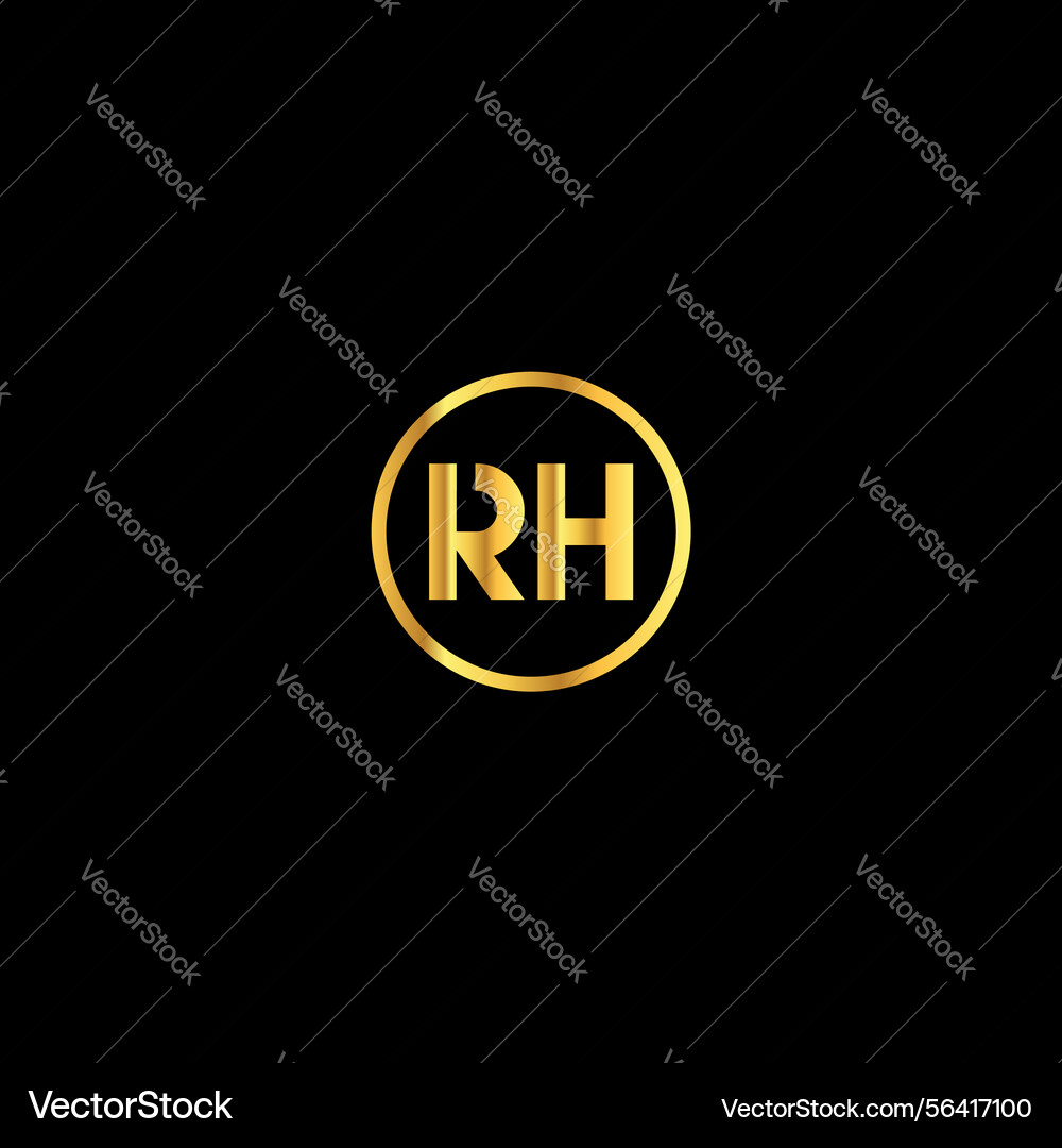 Rh Monogram Vector Images (over 2,100)