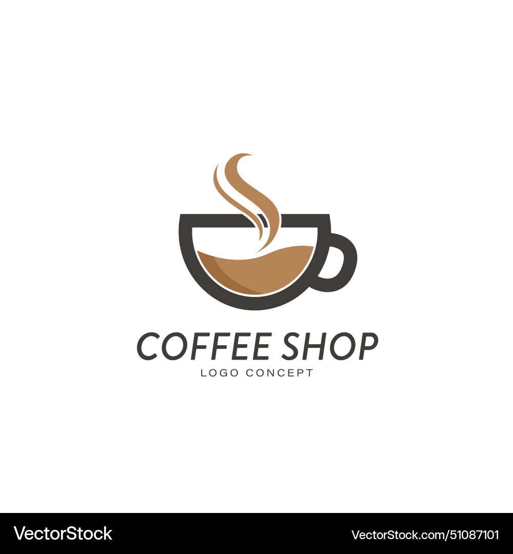 Cafeteria Logo Symbol Design Lizenzfreies Vektorbild