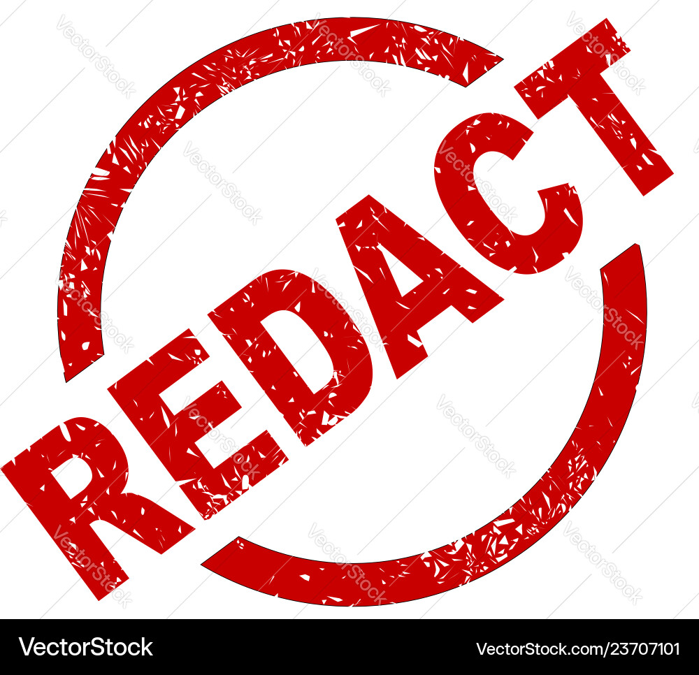 Redact Royalty Free Vector Image - VectorStock