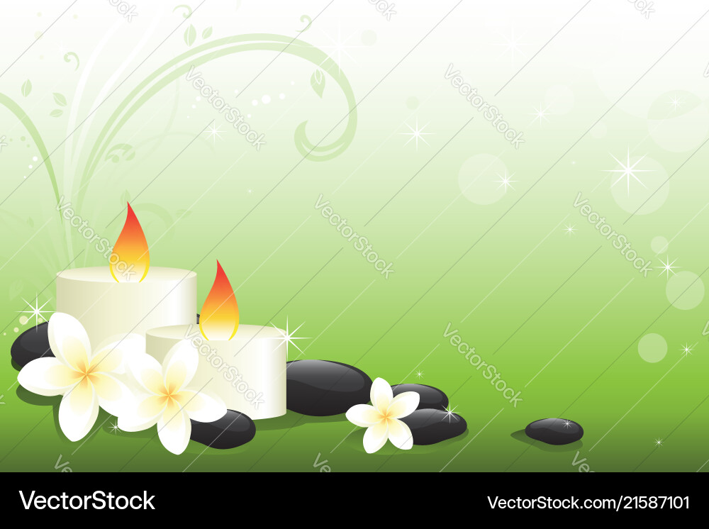 Spa background Royalty Free Vector Image - VectorStock