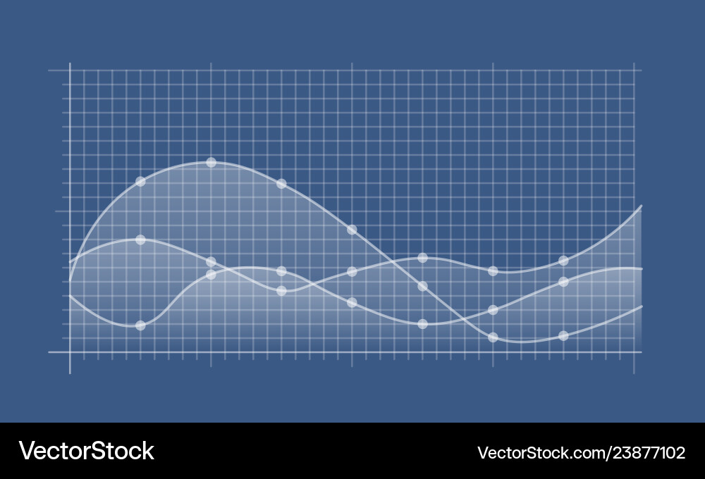 Abstract financial chart Royalty Free Vector Image
