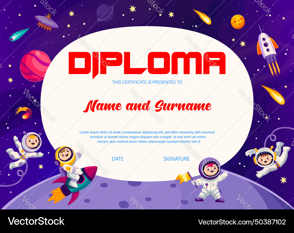 Astronaut Certificate