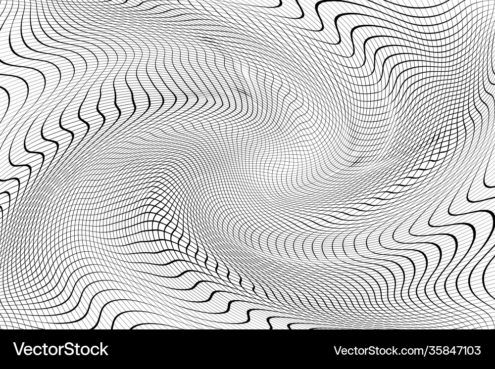 Background wave grid 1 Royalty Free Vector Image