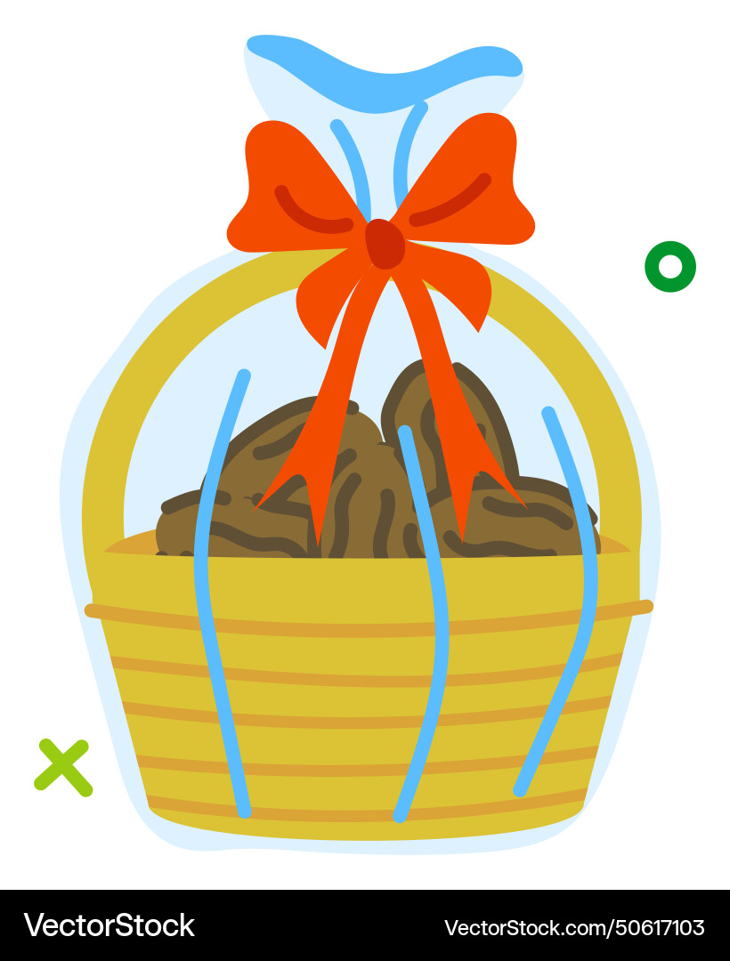 Gift hamper Royalty Free Vector Image - VectorStock