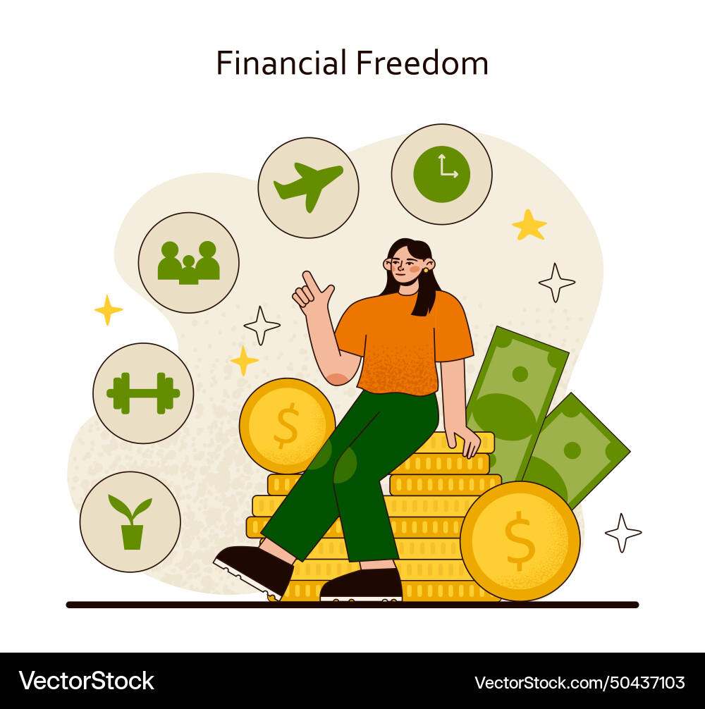 Time management concept valuing life choices Vector Image