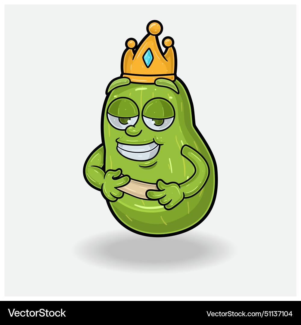 Pear character cartoon with love expression Vector Image