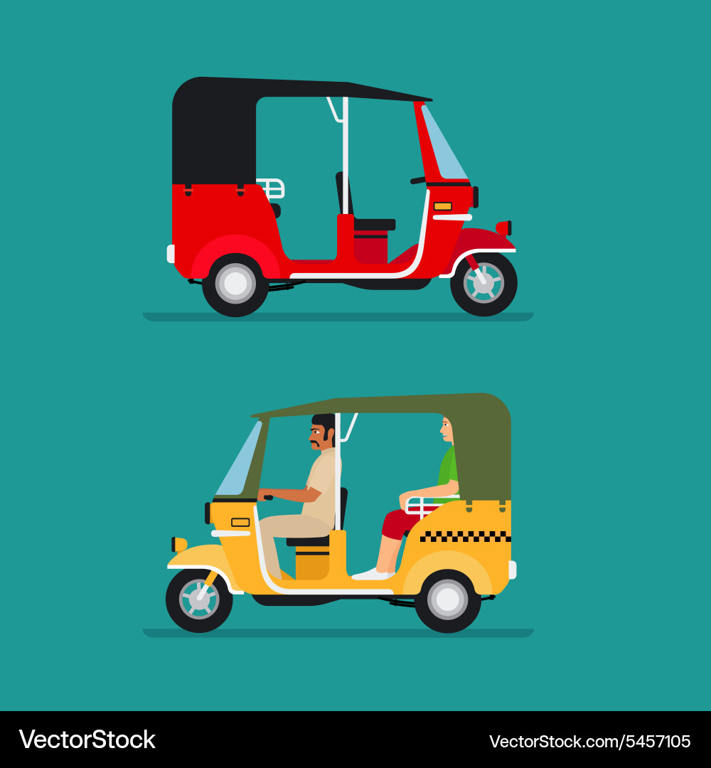 Rikshaw Vector Images (72)