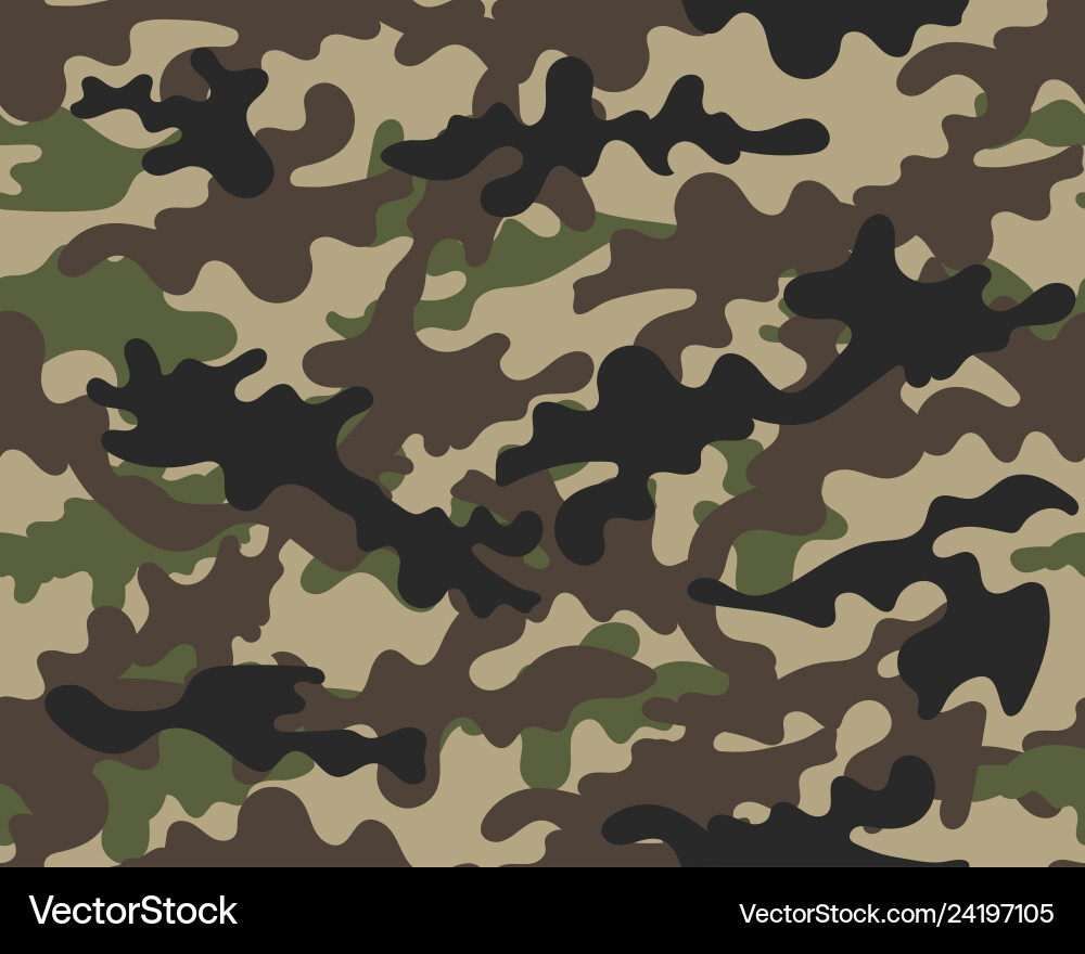 Texture military seamless army Royalty Free Vector Image