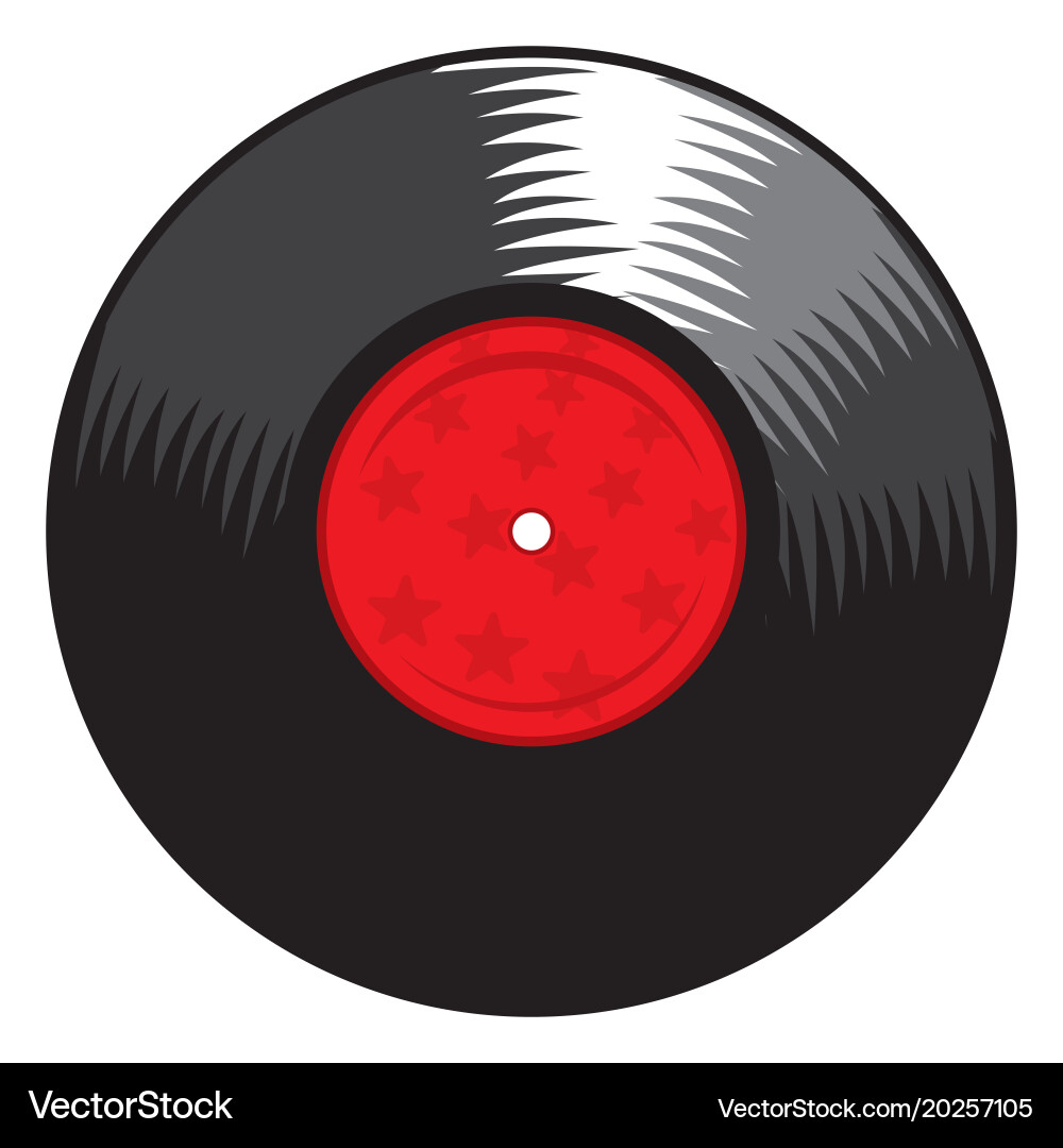 Vinyl Record Royalty Free Vector Image - VectorStock