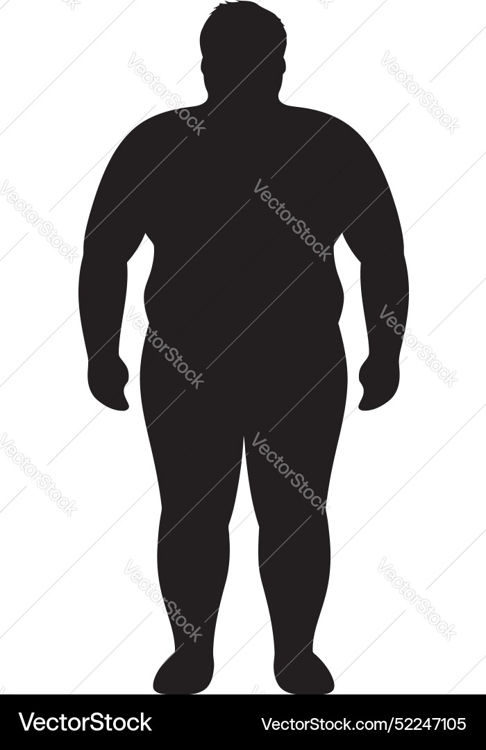 Weight warrior black iconic human figure leading Vector Image