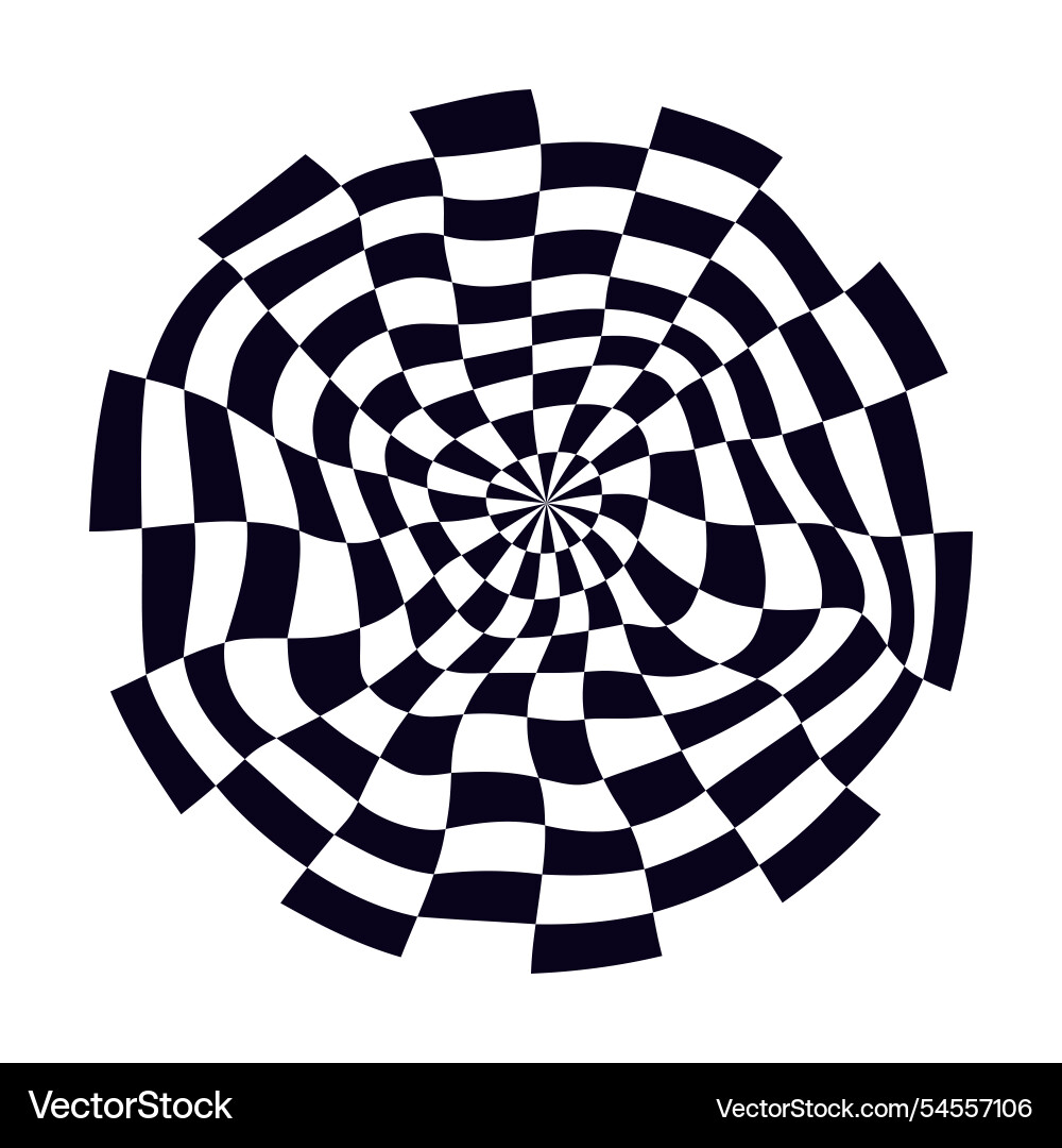 Psychedelic checkerboard pattern Royalty Free Vector Image Psychedelic checkerboard pattern Royalty Free Vector Image