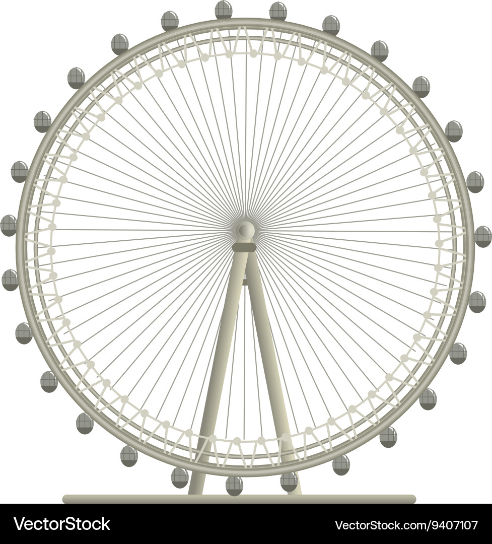 London eye Royalty Free Vector Image - VectorStock