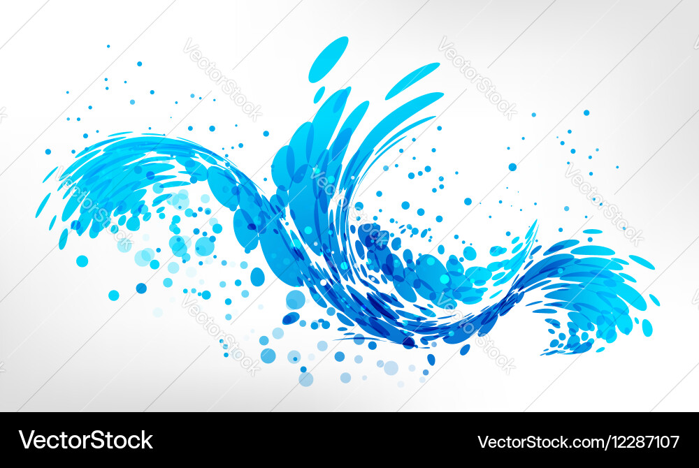 Splash water Royalty Free Vector Image - VectorStock