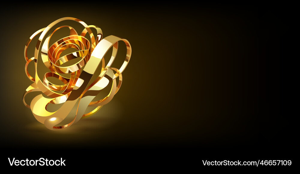 Abstract background with a figure of intertwined Vector Image