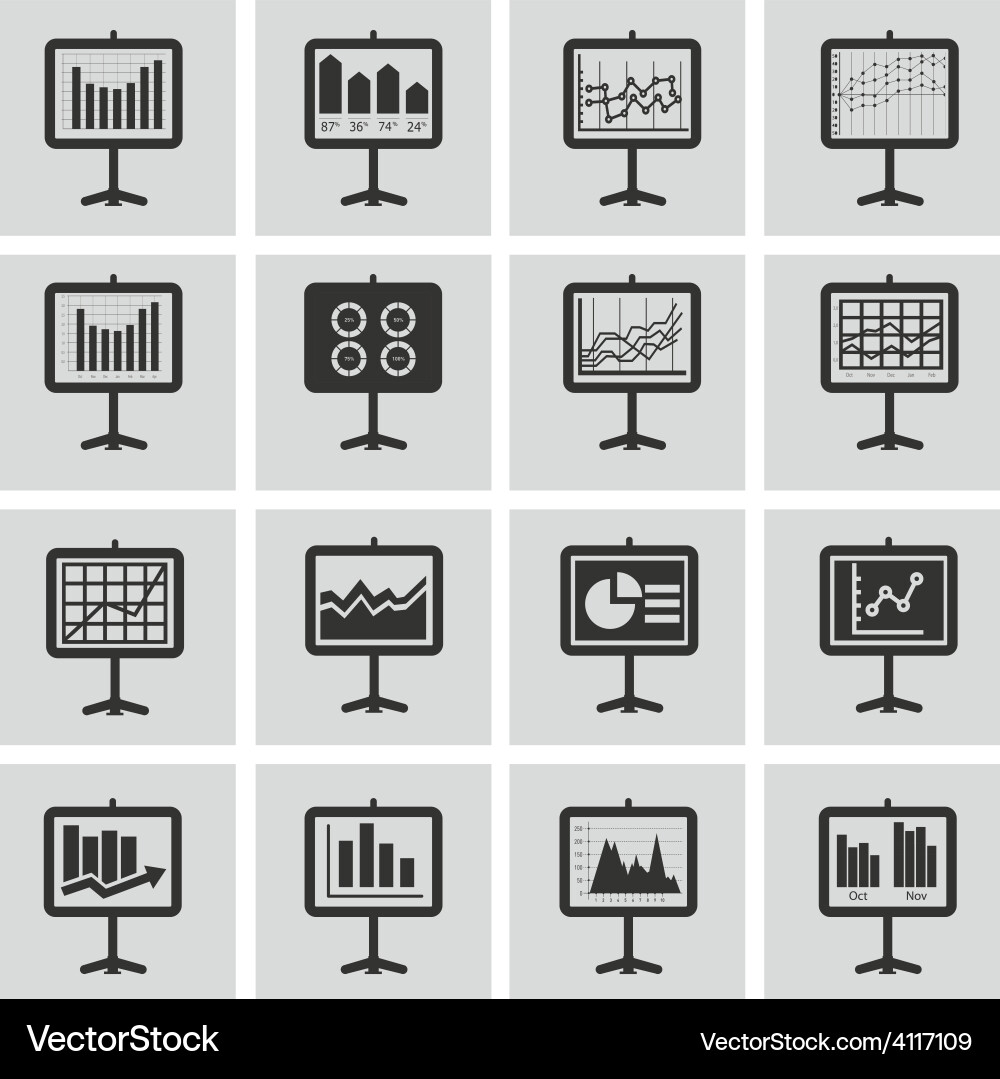 Charts Royalty Free Vector Image - VectorStock