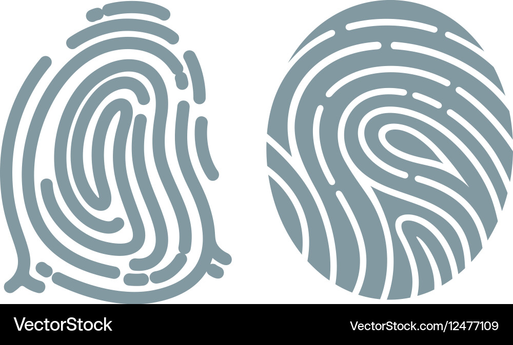 Fingerprint Royalty Free Vector Image - VectorStock