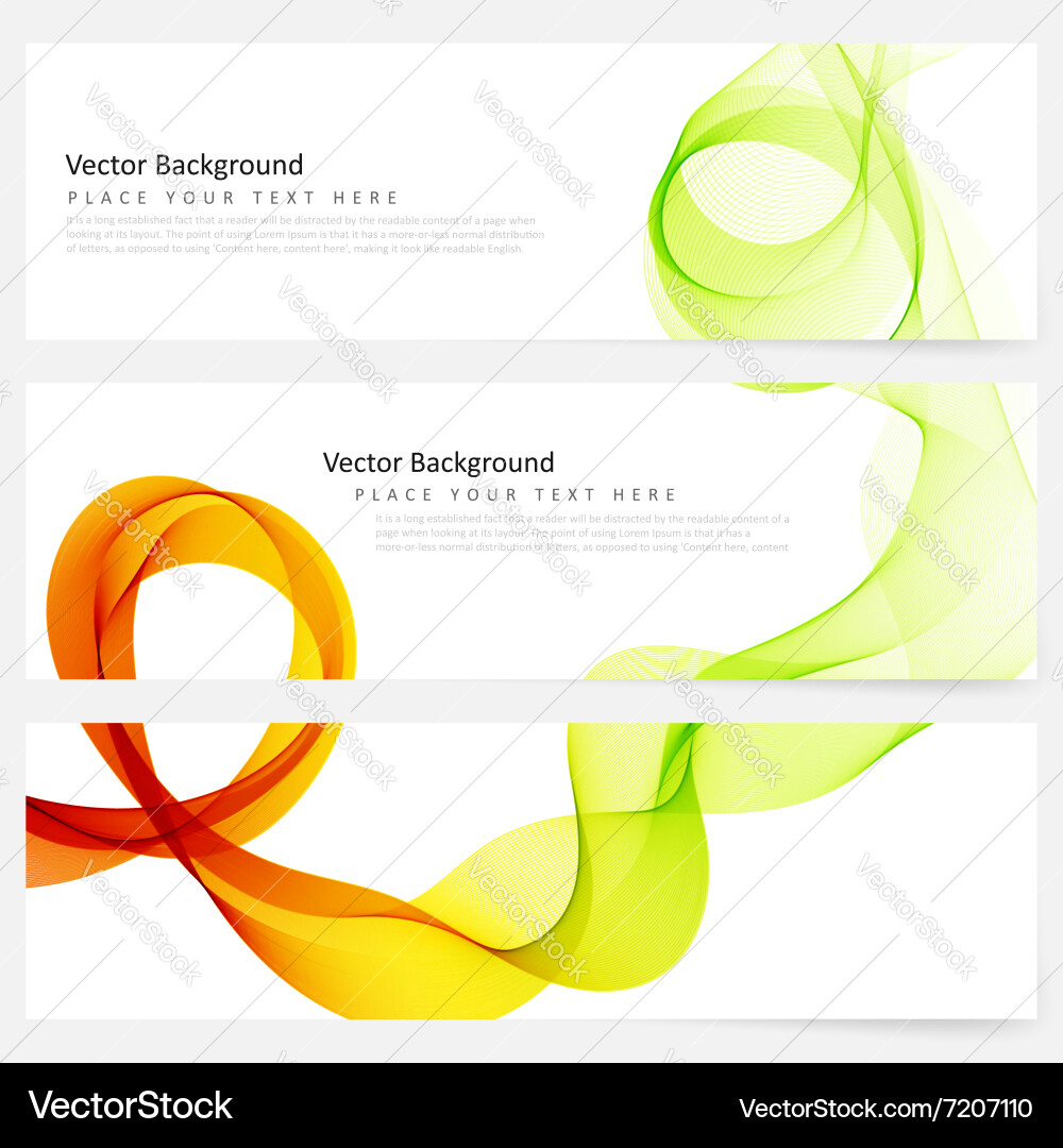 Abstract template banner Royalty Free Vector Image