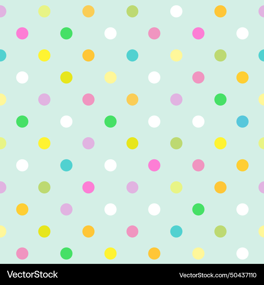 Blue polka dot pattern seamless texture Royalty Free Vector
