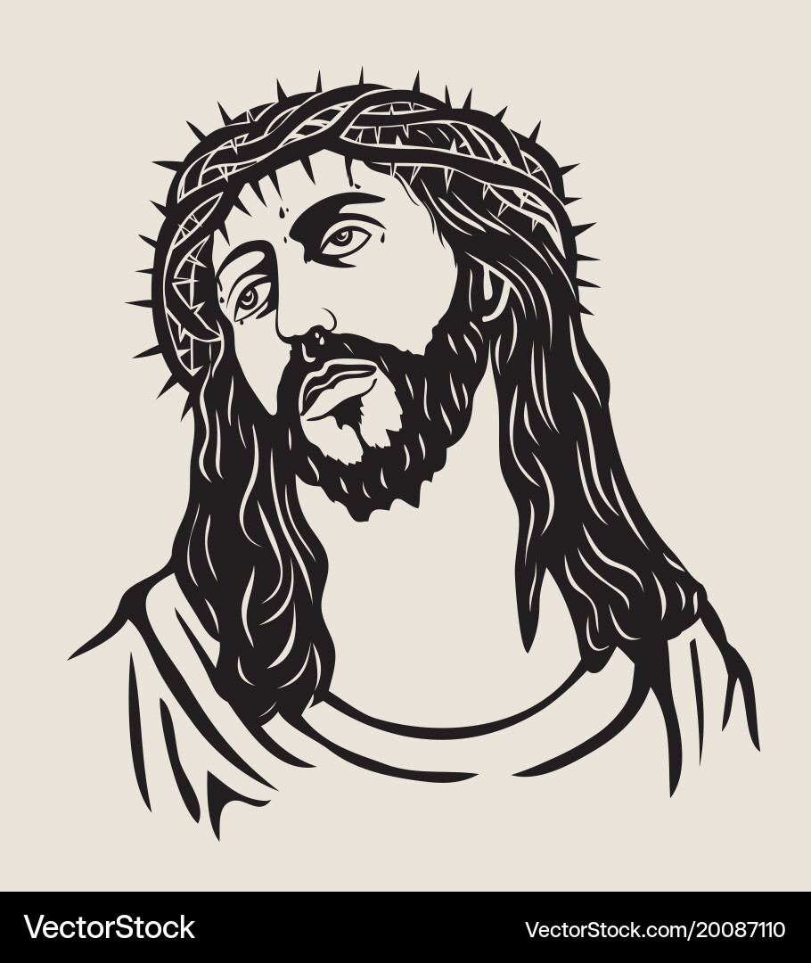 Jesus christ icon Royalty Free Vector Image - VectorStock