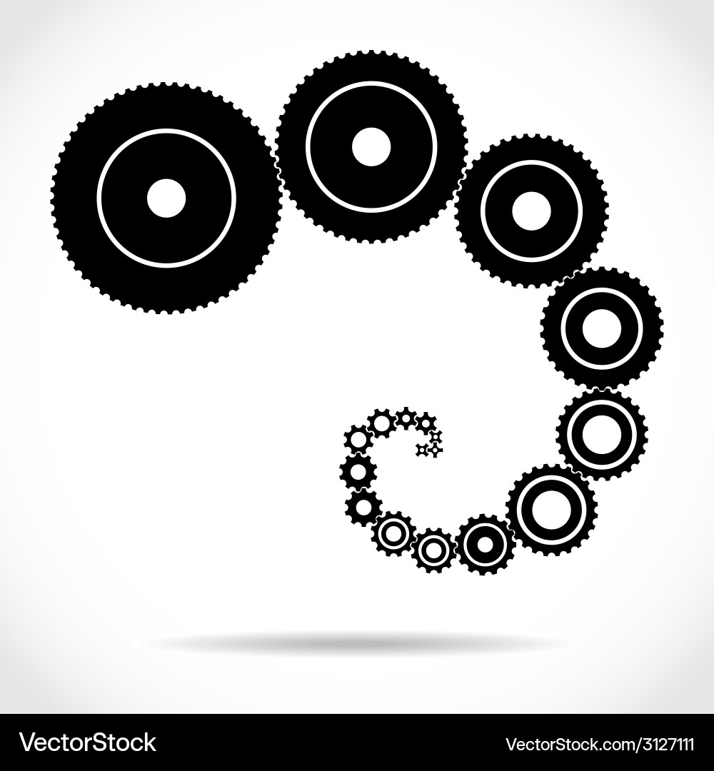 Cogs Royalty Free Vector Image - VectorStock