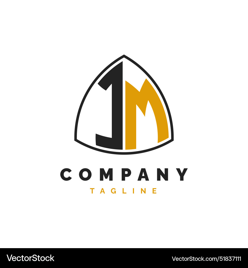 Initial letter im logo design alphabet Royalty Free Vector